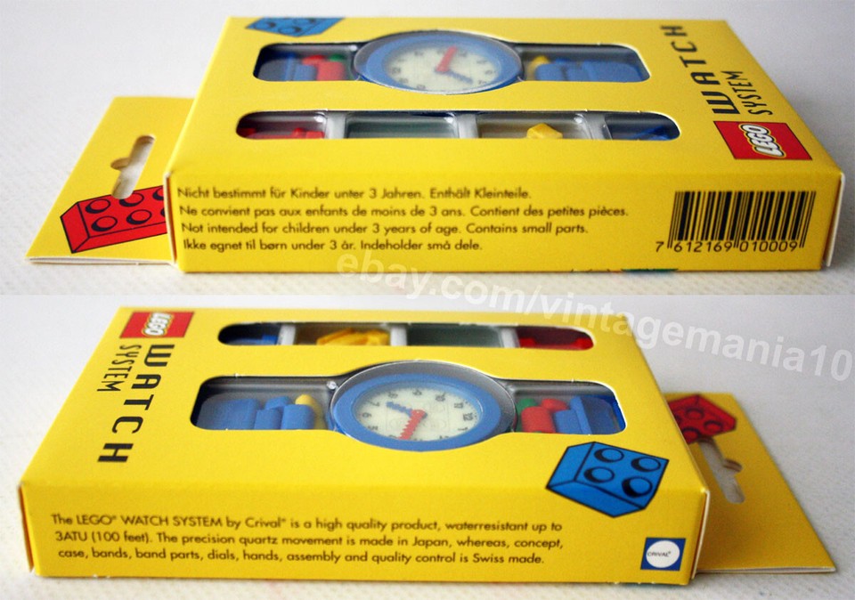 RARE VINTAGE 1996 LEGO WATCH SYSTEM STARTER CRIVAL SWISS + JAPAN MADE ...