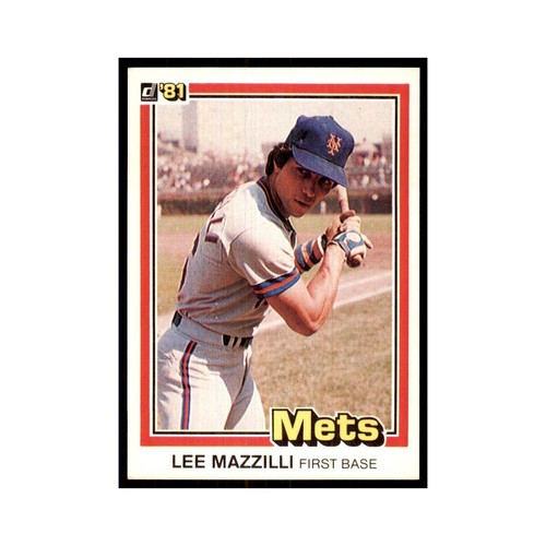 1981 Donruss Lee Mazzilli Baseball Cards #34 | eBay