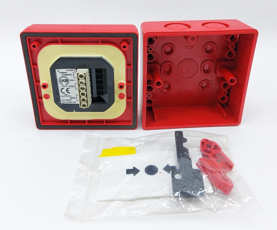 Fulleon Red Break Glass Call Point Break glass Operated CXL/GP/R/WP 992 ...