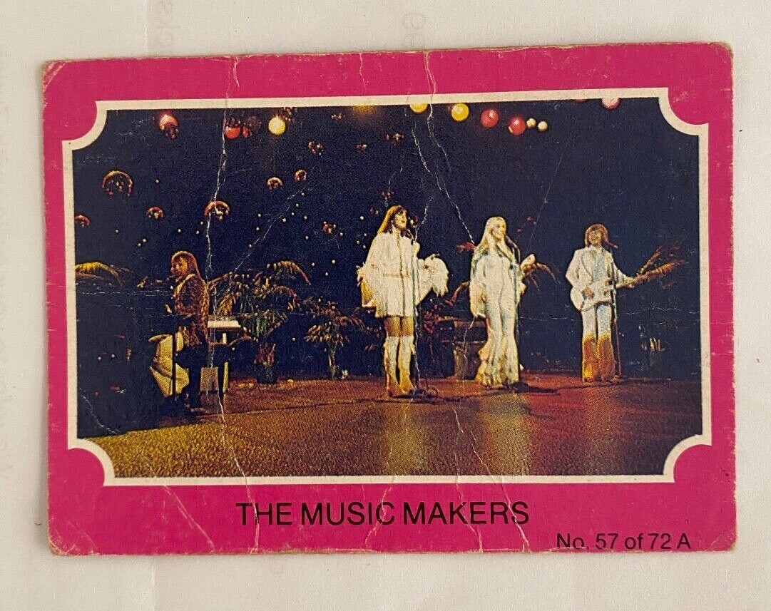 ABBA trading cards Australian Scanlens Pink series - Choose the card ...