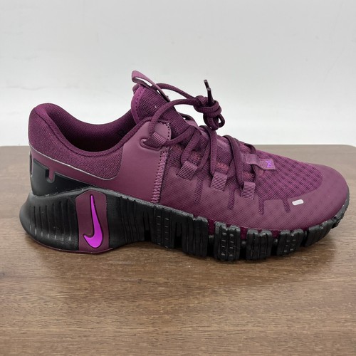 Nike Free Metcon 5 Bordeaux Vivid Purple Black DV3950-601 Women's 9.5 ...