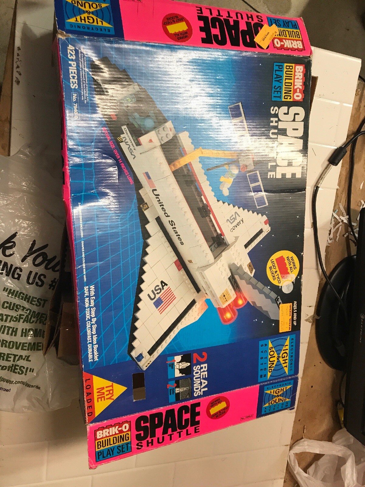 Vintage Sapce Shuttle Brick-O Building Set 1991 | eBay