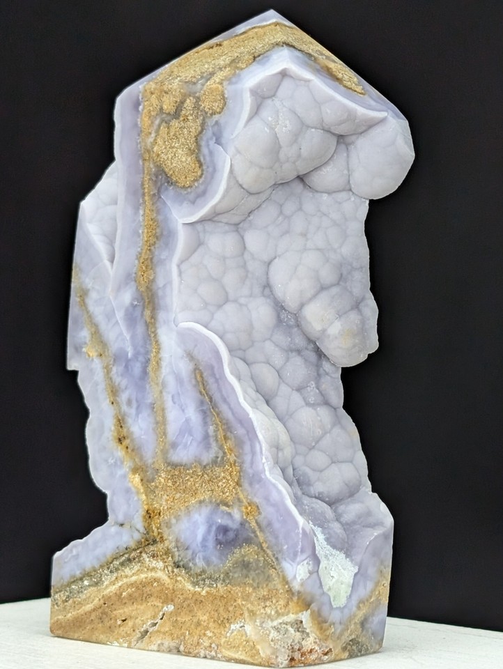 Botryoidal Fluorite Tower Purple Druzy Crystal Large Tall Big Point ...