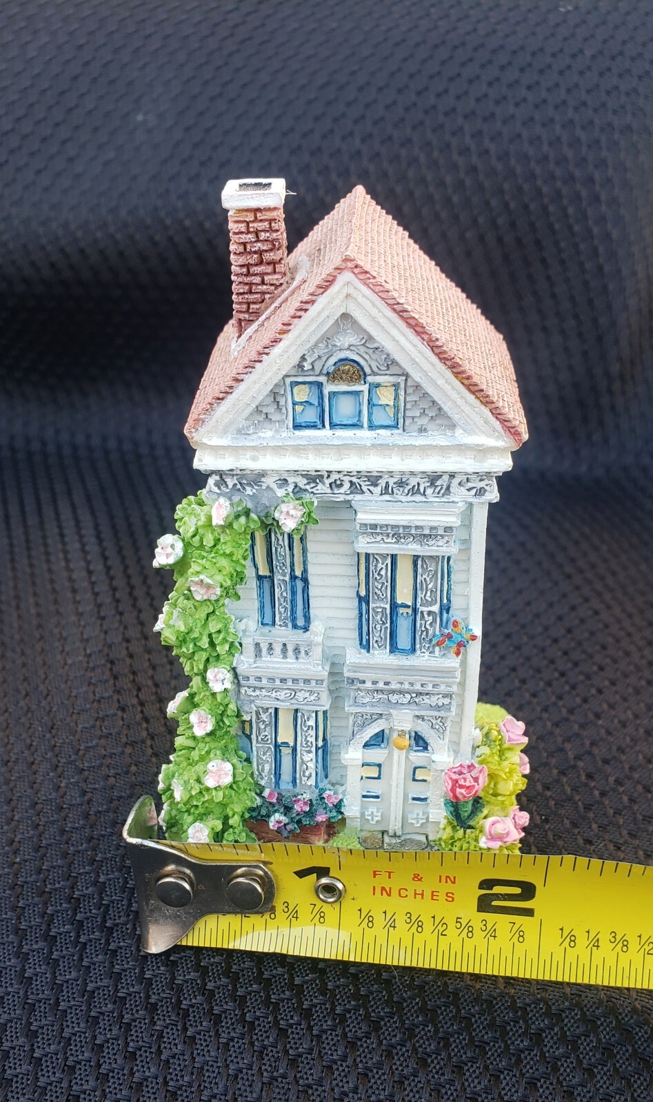 Vintage Miniature San Francisco Victorian Row House Village Dollhouse ...