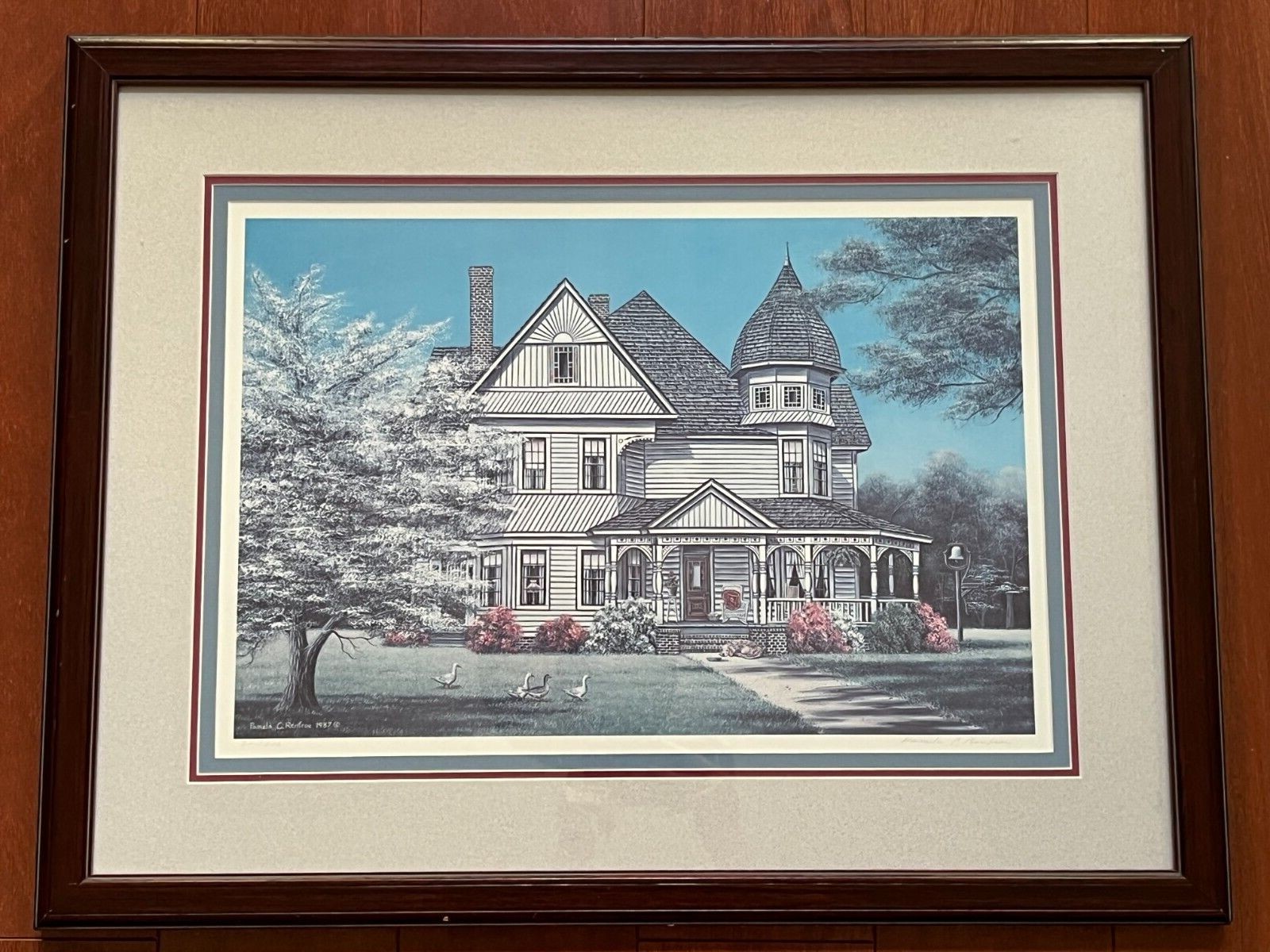Pamela C Renfroe 1987, Limited Edition, Pencil Signed Print, Framed and ...