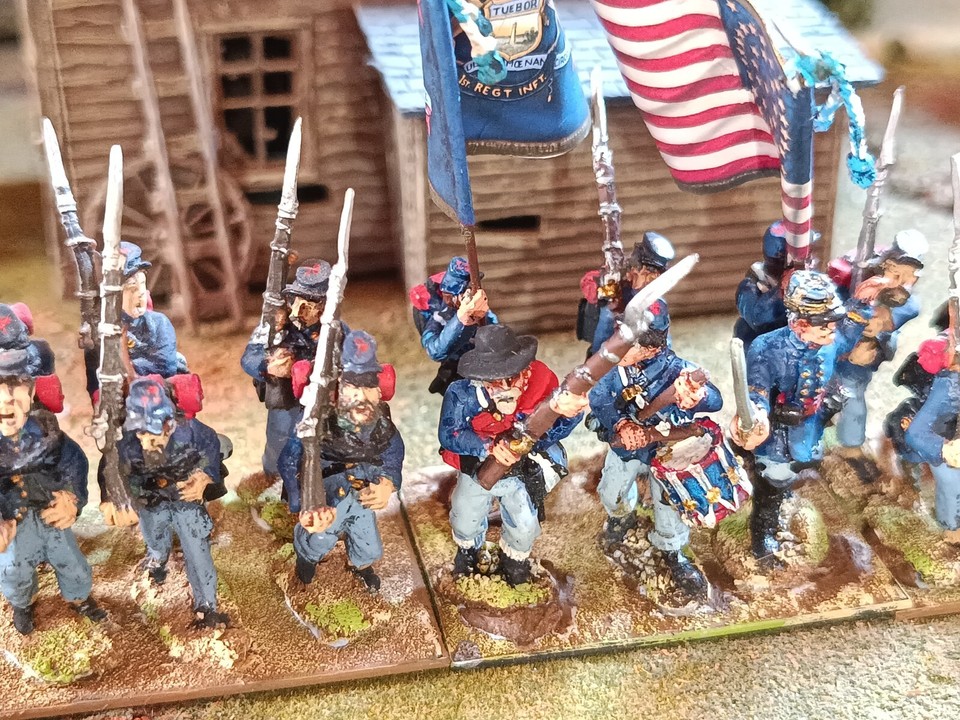 28mm ACW - Union 1st Michigan Infantry Regiment / pro painted | eBay