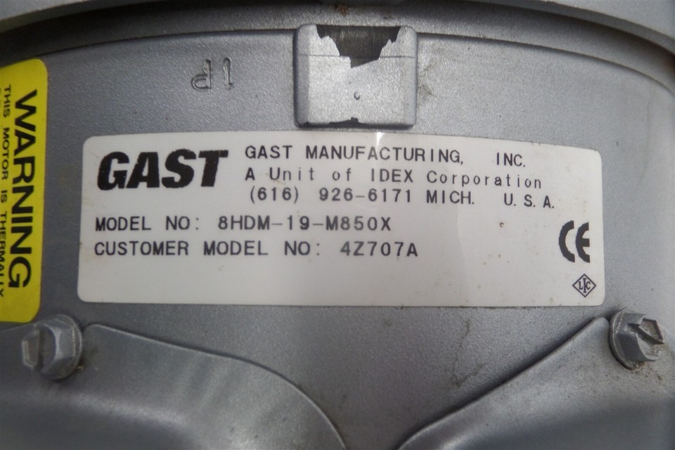 GAST 8HDM-19-M850X Piston Air Compressor 2HP | eBay
