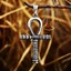 Mens Stainless Steel Ankh Cross/ Lion / Archangel Angel Michael Pendant ...