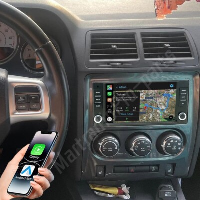 Carplay para 2008-2014 Dodge Challenger Android 13 coche estéreo Radio ...
