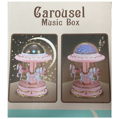 Music Box Musical Carousel Horse LED Carousel Toy Child Baby Birth Xmas ...