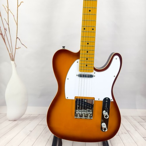Custom TL yellow electric guitar maple fingerboard mahogany body SS ...