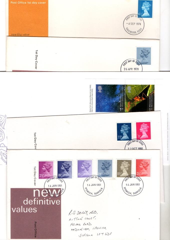 VARIOUS DEFINITIVE FDC'S X10 FDC FROM COLLECTION BX2/7 | eBay