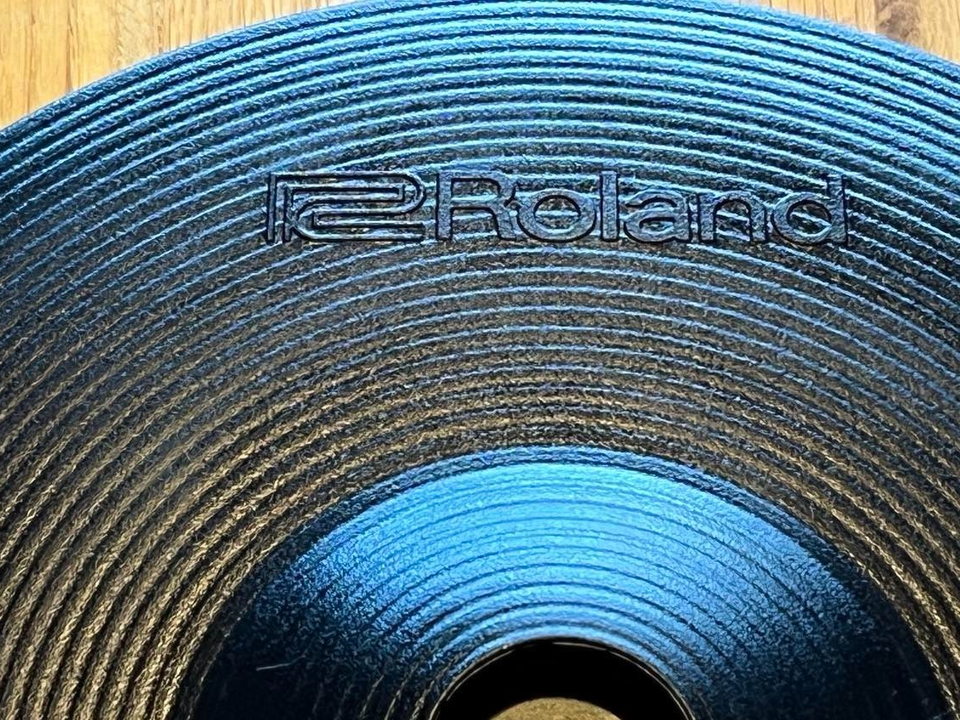 🐀👌🔷ROLAND CY-13R R LOGO🔷3 ZONE RIDE OR CRASH CYMBAL🔷READ THE LISTING🐀👌🔷 ...