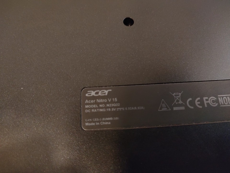 Acer Nitro V gaming laptop RTX 4050 Model N23Q22 *salvage* + Charger | eBay