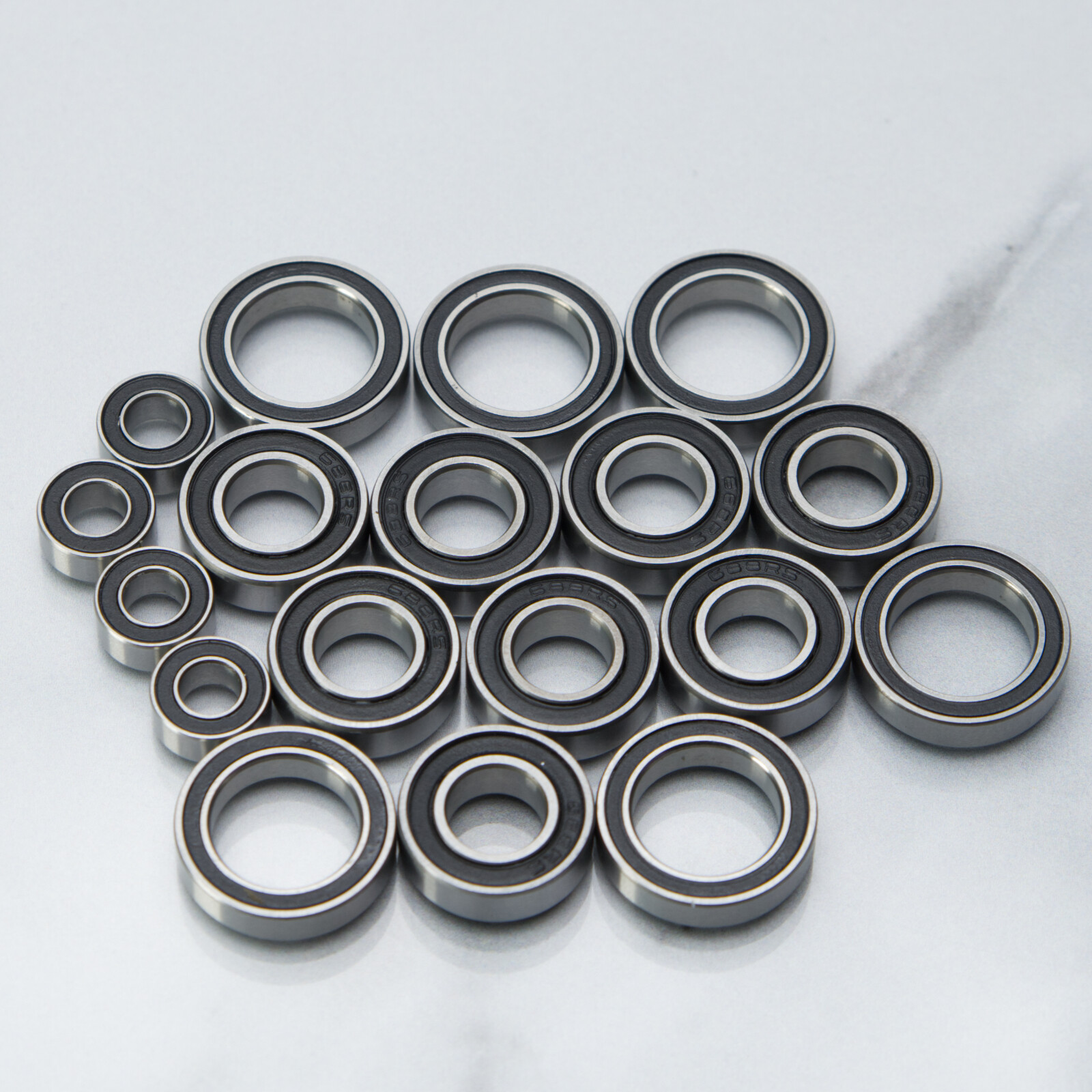 BSD Racing Blazer XB BS819T, XT BS820T - 18 Pcs Rubber Sealed Bearings ...