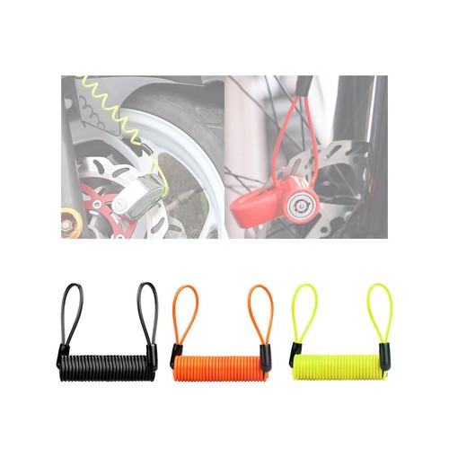 Motorcycle Alarm Spring Reminder Cable Disc Reminder Coil Cable for ATV ...
