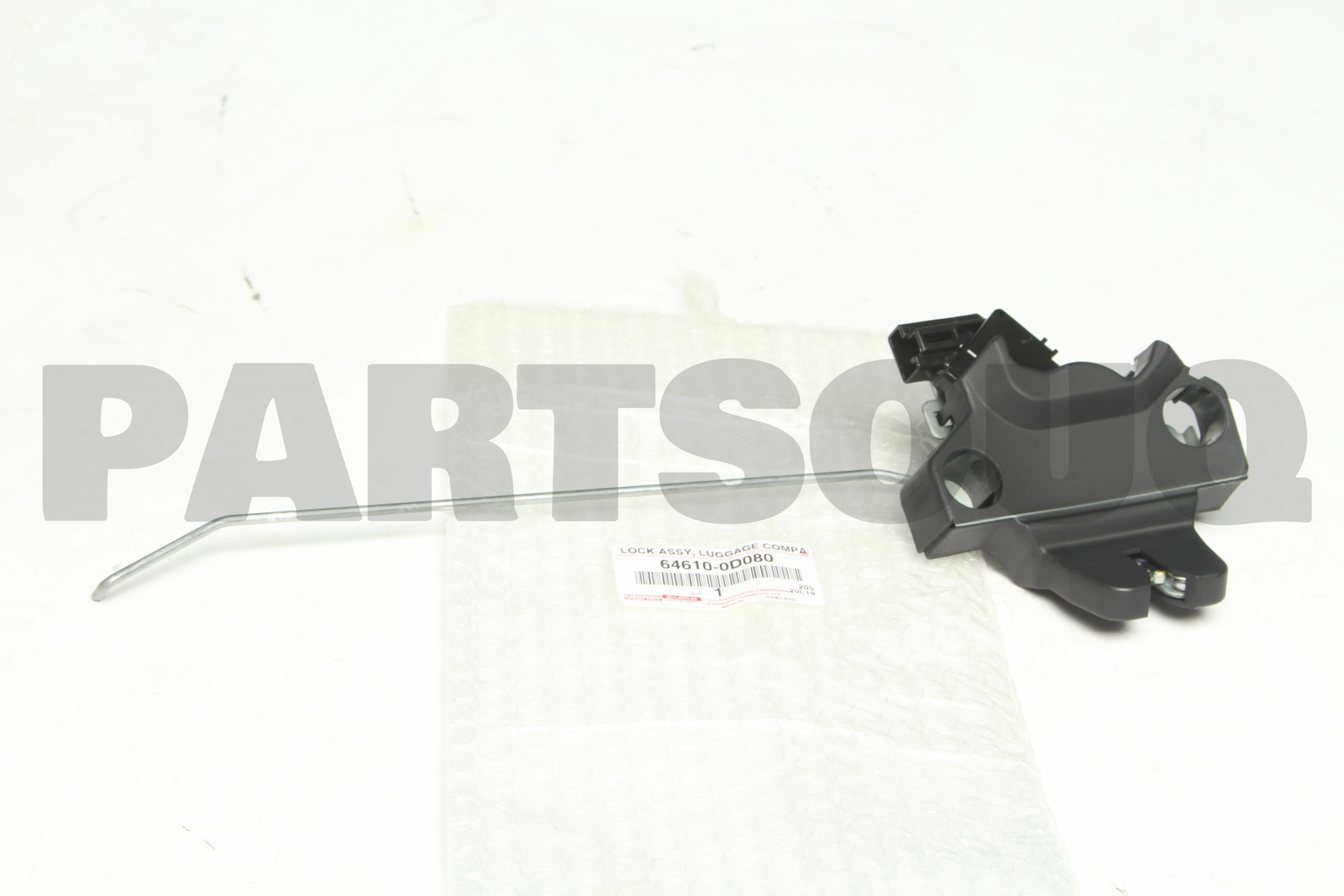 646100D080 Genuine Toyota LOCK ASSY, LUGGAGE COMPARTMENT DOOR 64610 ...