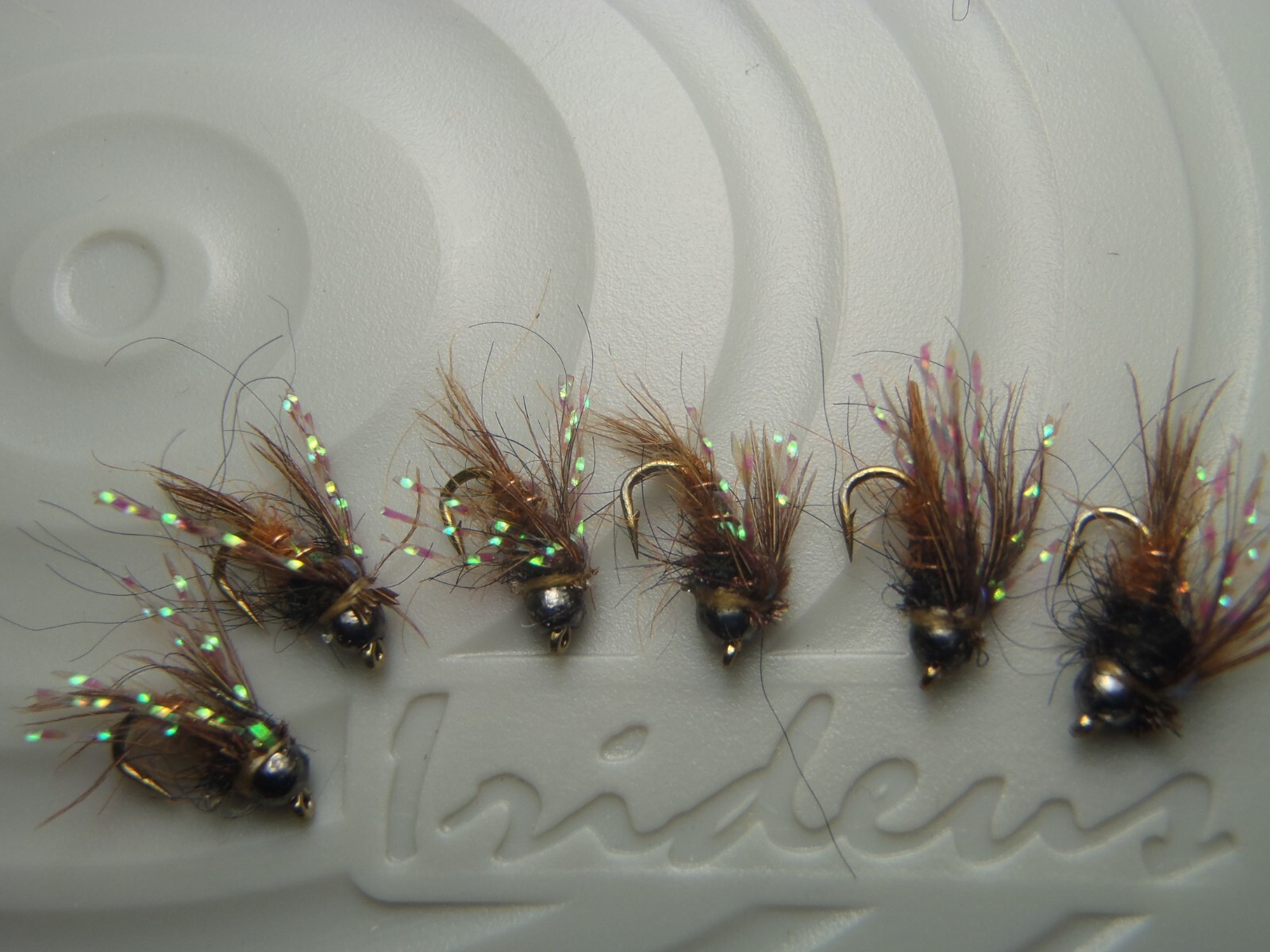 Irideus Bionic Baetis Nymph Bead Head Flies Steelhead trout Fly Fishing ...