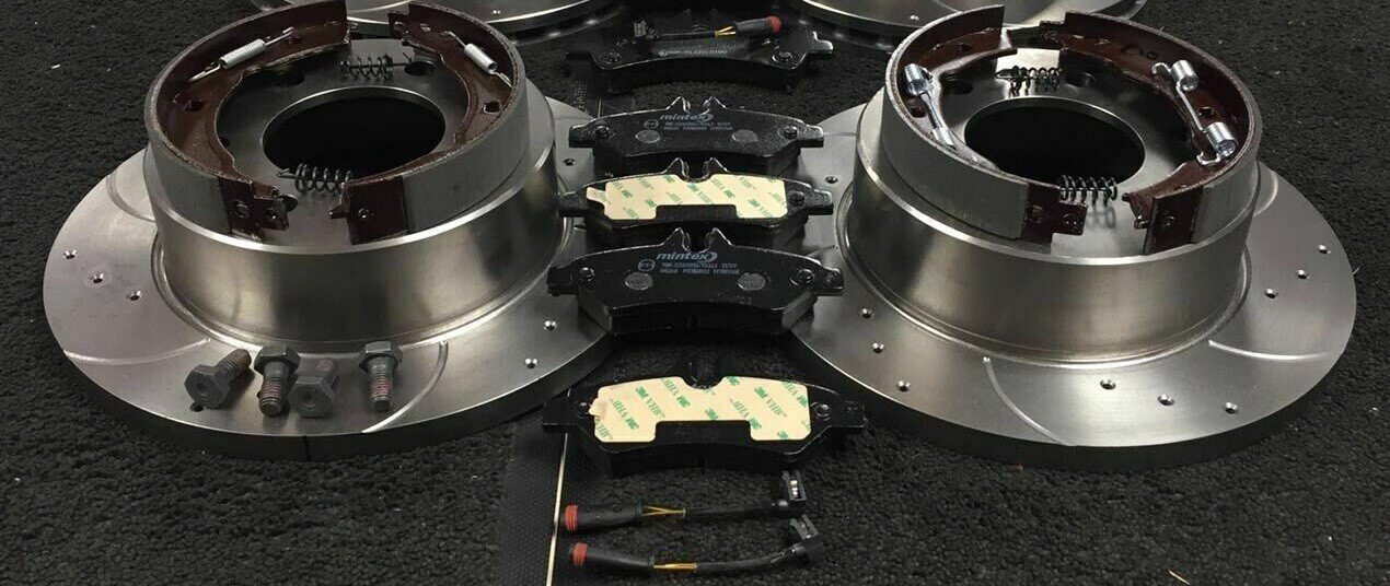 FOR MERCEDES VITO V220 V250 114 116 119 BlueTec W447 REAR BRAKE DISCS ...