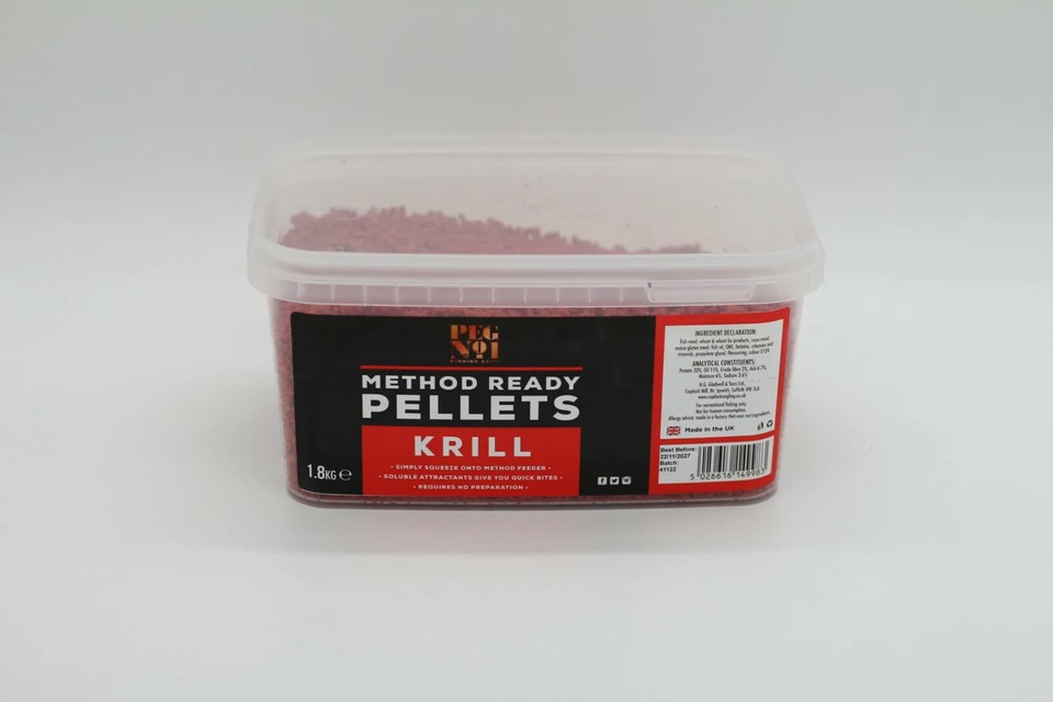 Peg no.1 Method Ready Pellets 1.8kg *Pay 1 Post* | eBay UK