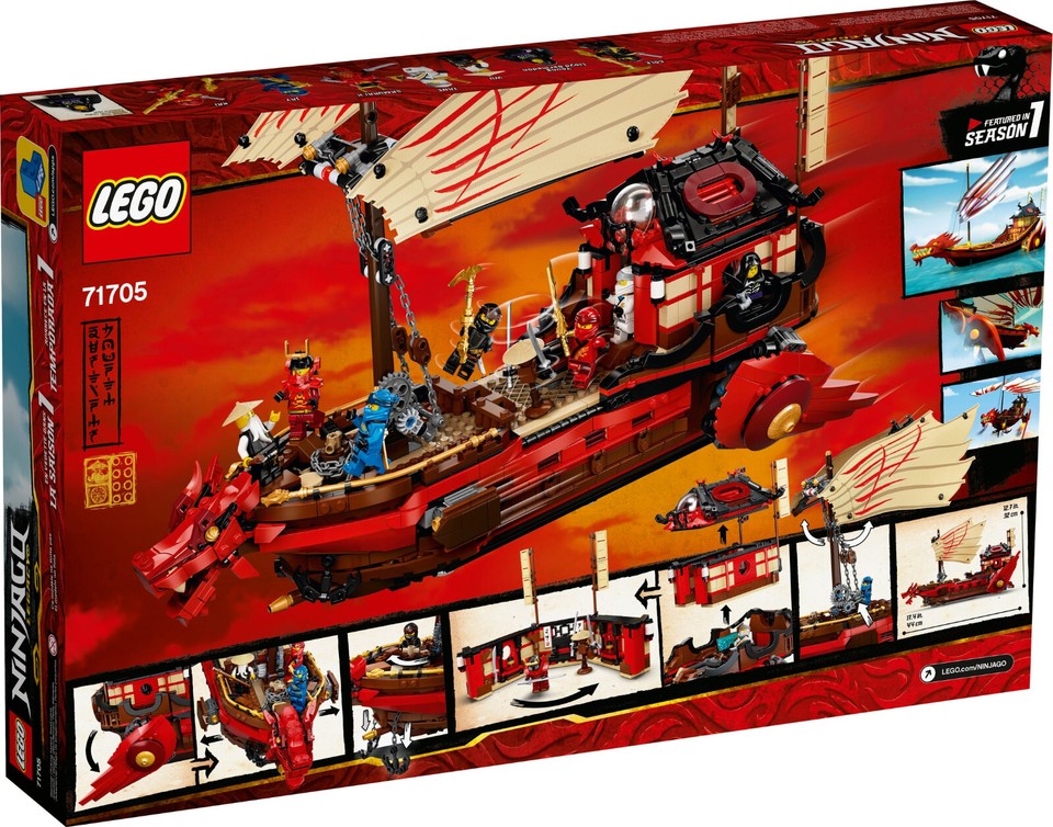 Lego Ninjago The Ninja Headquarters 71705 Bounty Boat, 7 Figures | eBay