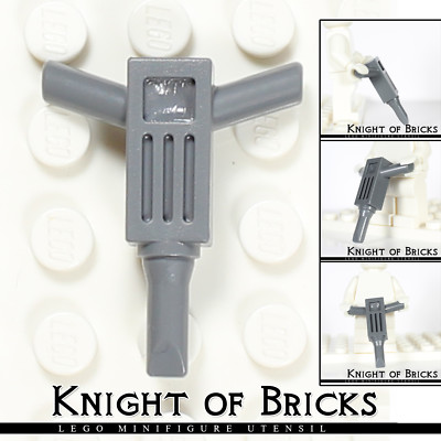 LEGO Minifigure DARK GRAY Utensil Tool Motor Hammer Construction | eBay