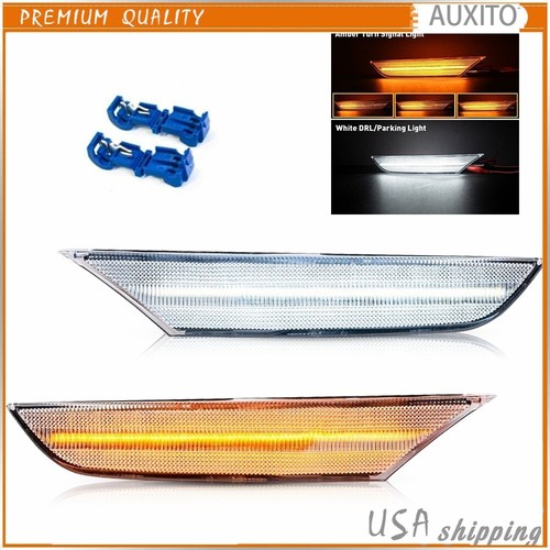 For 03-06 Infiniti G35 Sedan 4Door Sequential LED Side Marker Light Smoked Pair | eBay