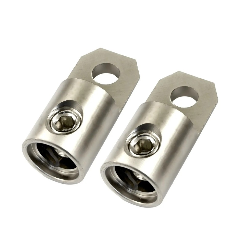 High Quality Heavy Duty Platinum 1/0 Gauge AWG Ring Terminals (Pair) | eBay