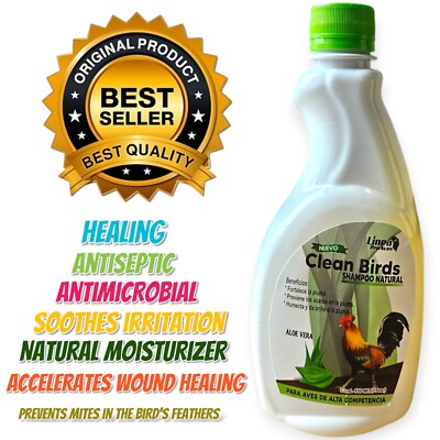 SHAMPOO FOR BIRD ROOSTER CHICKEN 16oz T0 20 Litres BOOSTER FOR POULTRY ...