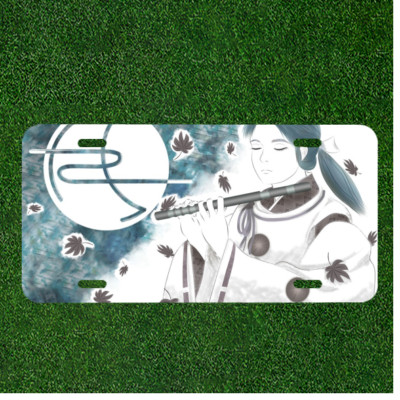 Custom Personalized License Plate Auto Tag With Girl Using The Flute ...