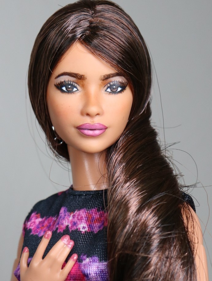 OOAK HISPANIC BARBIE DOLL REPAINT ART AA ANATOMICALLY CORRECT KEN ...