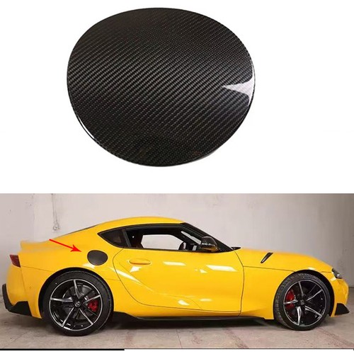 Carbon Fiber Car Exterior Fuel Tank Cover Trim For Toyota GR Supra A91 ...
