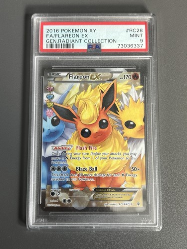 Pokemon Flareon EX RC28/RC32 Full Art Generations PSA 9 | eBay