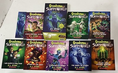 Goosebumps Slappyworld Books 1-8 with Exclusive Bookmark - 8 Paperback Box Set | eBay