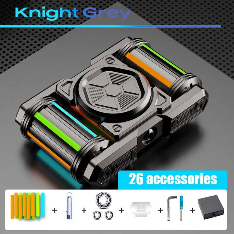 Luminous Tank Roller 101 Fidget Spinner EDC Metal Hand Spinner Adult ...