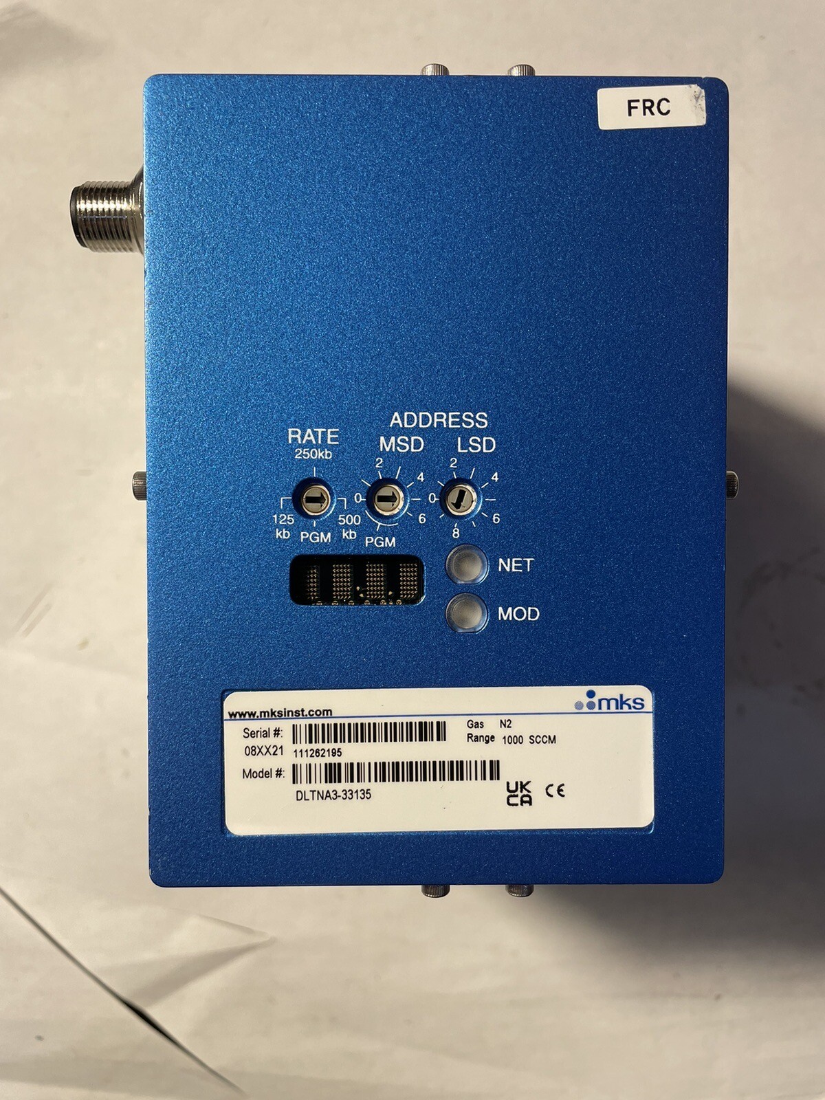 MKS Instruments DLTNA3-33135 Flow Ratio Controller DELTA III Working ...