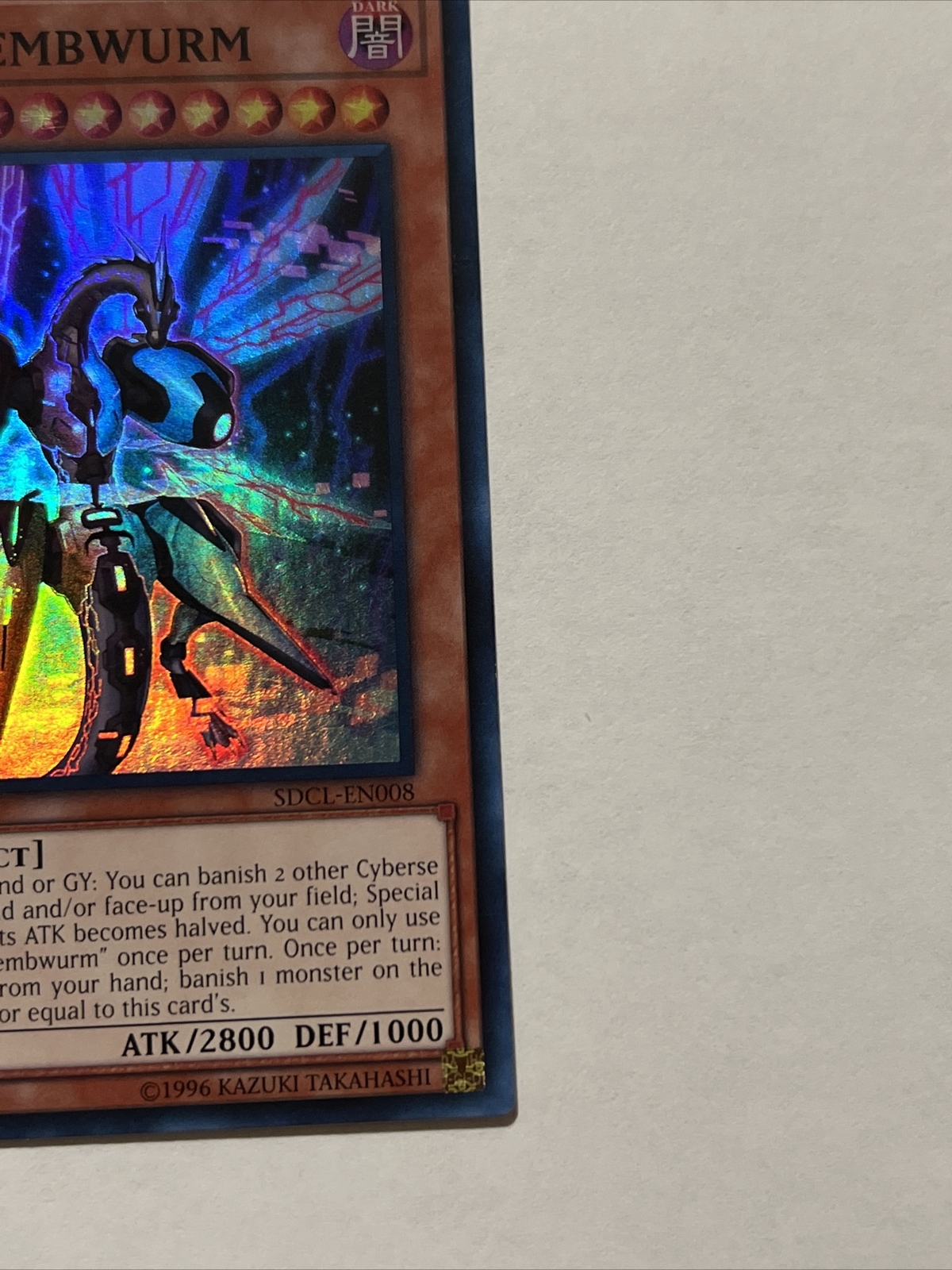 Yu-Gi-Oh! TCG Dual Assembwurm Structure Deck: Cyberse Link SDCL-EN008 ...
