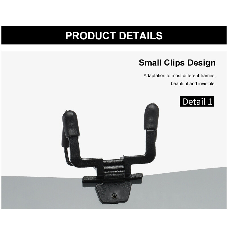 Polarized Clip-on Sunglasses Rimless Flip Up Lens Clips for ...