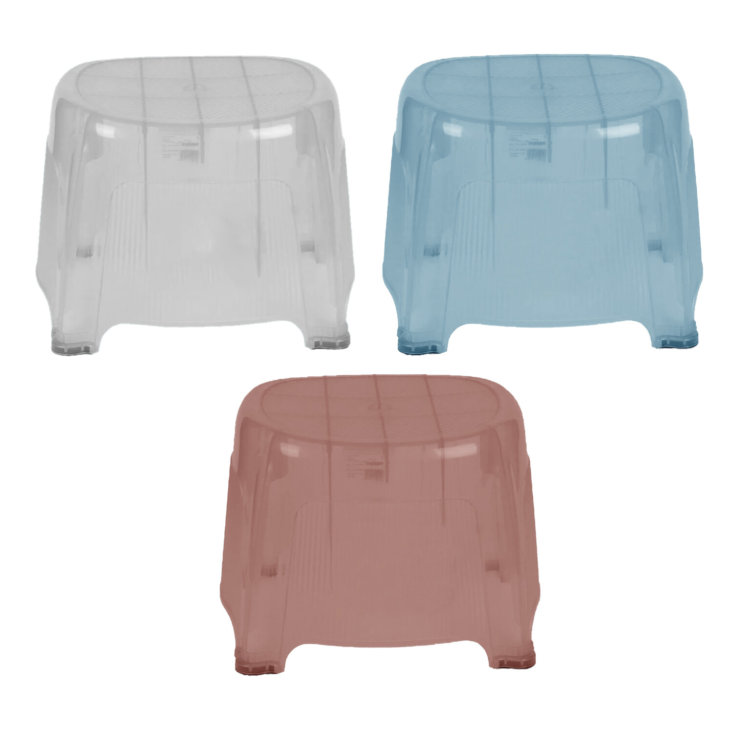 Plastic Bath Stool Shower Seat Foot Rest Washing Non-Slip Portable ...