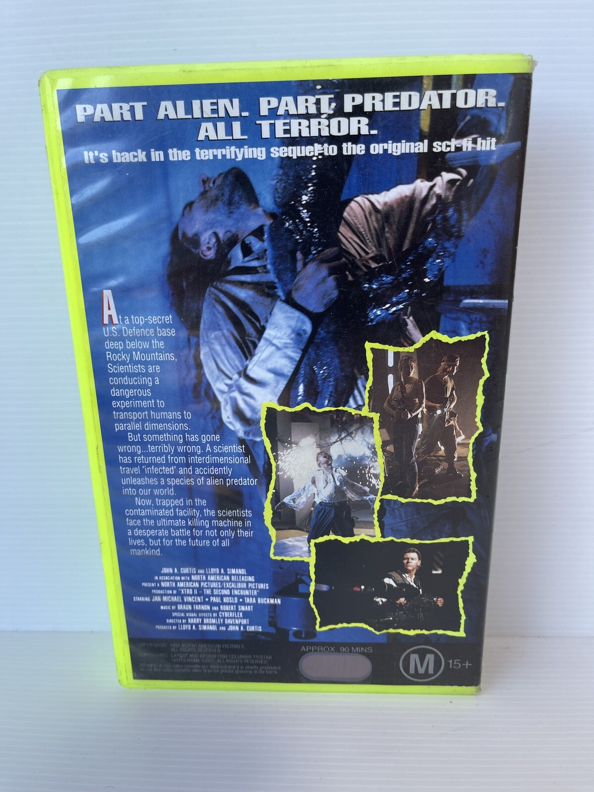 XTRO 2 - The Second Encounter PAL VHS 1991 Alien Predator SciFi Killing ...