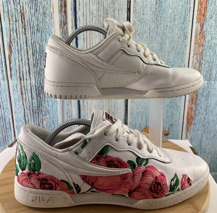FILA Women’s Original Fitness Embroidery Sneakers 9M … - Gem