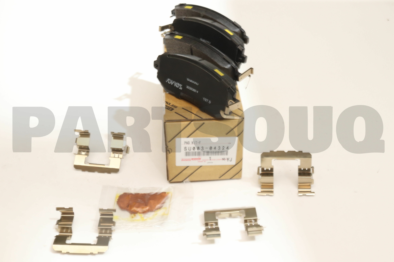 SU00304324 Genuine Toyota PAD KIT, DISC BRAKE, FRONT SU003-04324 | eBay