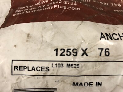 Meritor Anchor Pin 1259X76 - L103 M626 | eBay