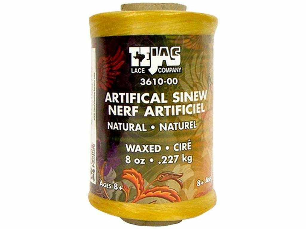 Natural Color Artificial Sinew 8 oz Spool 3610-00 Tandy Leather Hand ...