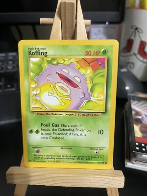 Pokémon TCG Koffing Base Set 51/102 Regular Unlimited Common | eBay