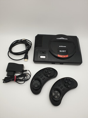 Sega Mega Drive Flashback HD Konsole AtGames 82 Spiele + 2x Wireless ...