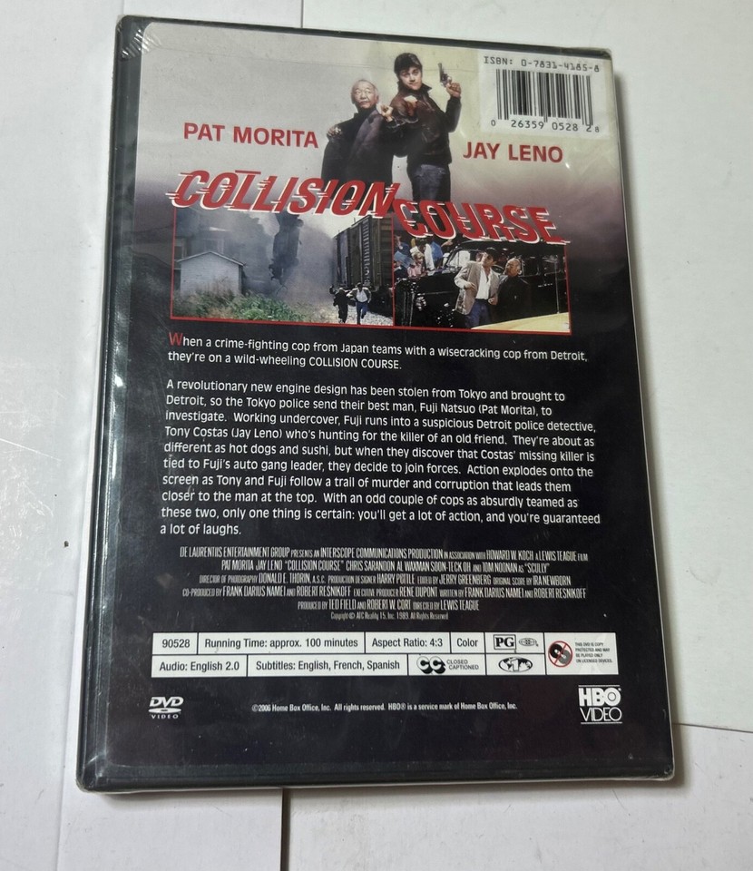 Collision Course w/ Pat Morita & Jay Leno (DVD, 2006) - New/Sealed ...