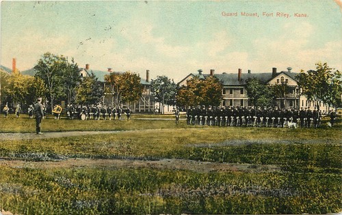 Kansas, KS, Fort Riley, Guard Mount 1907 Postcard | eBay