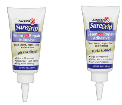 2 pack Zinsser 02861 2 Oz SureGrip® Seam & Repair Adhesive | eBay
