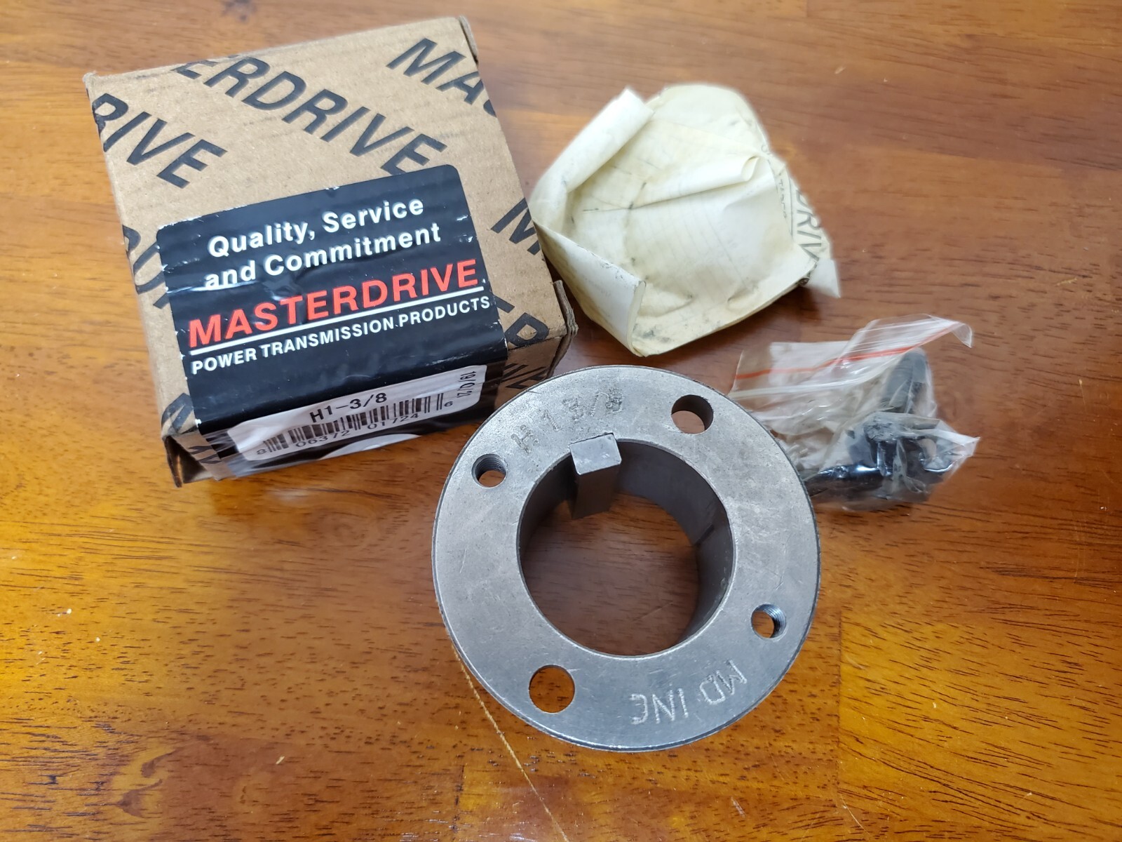 H1-3/8" Double Split Taper Bushing H 1 3/8" Bore W/ Keyway H Bushing ...